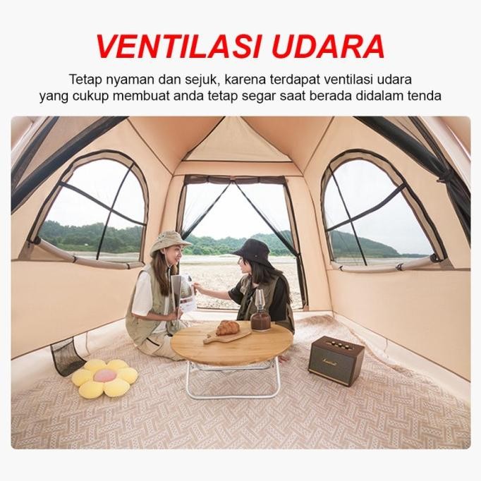 Jual Tenda Camping Pompa Udara Otomatis 2-4 Orang | Air Inflatable Tent ...