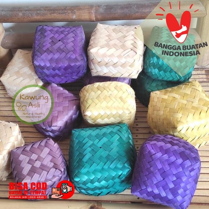 Jual langsung order saja] Besek Bambu Pipiti Kotak Anyam Mini 10x10 ...