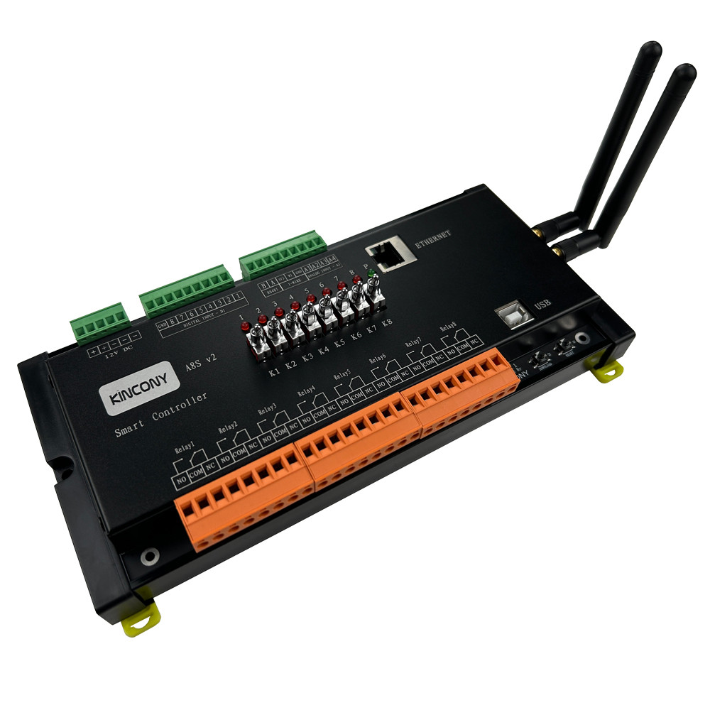 Jual PUJASERRAZ KC868-A8S V2 ESP32 Ethernet RS485 Relay 4G GSM Development Board Switch MQTT ...