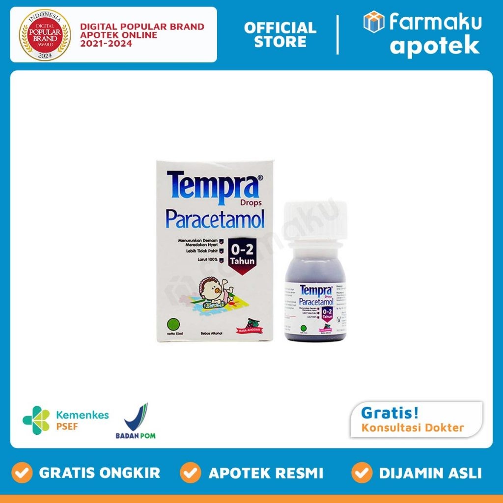 Jual Tempra Grape Drop 15 ml - PSG | Shopee Indonesia