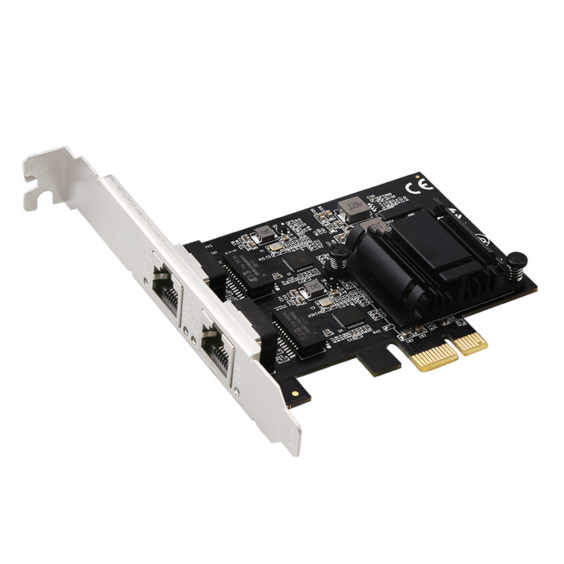 Jual LAGI BERJUANG Dual Port 2.5Gbps PCIe server Card 2 port 10/100 ...