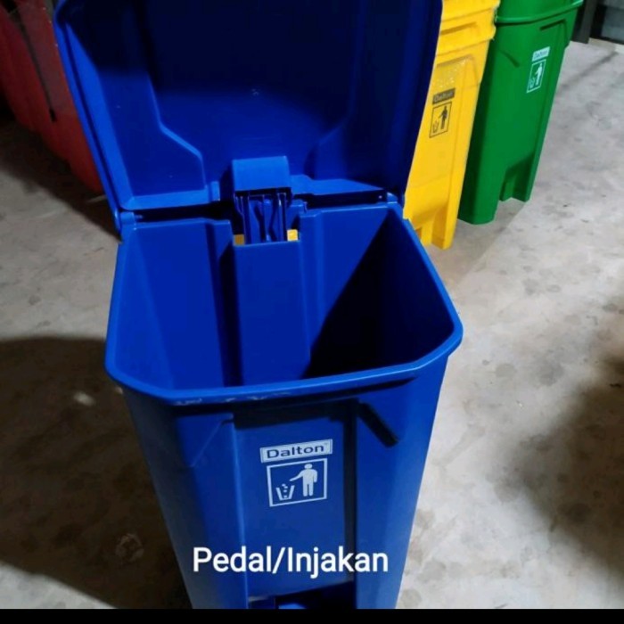 Jual HARGA TERBARU DUST BIN TONG SAMPAH INJEK DALTON 50 LITER, BIRU, MERAH, HIJAU, KUNING HNM7 ...