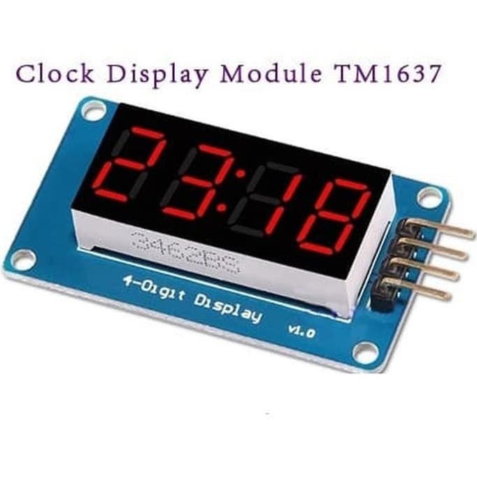 Jual /////] TM1637 Clock Module 4 Digit Jam Timer TM 1637 Arduino ...
