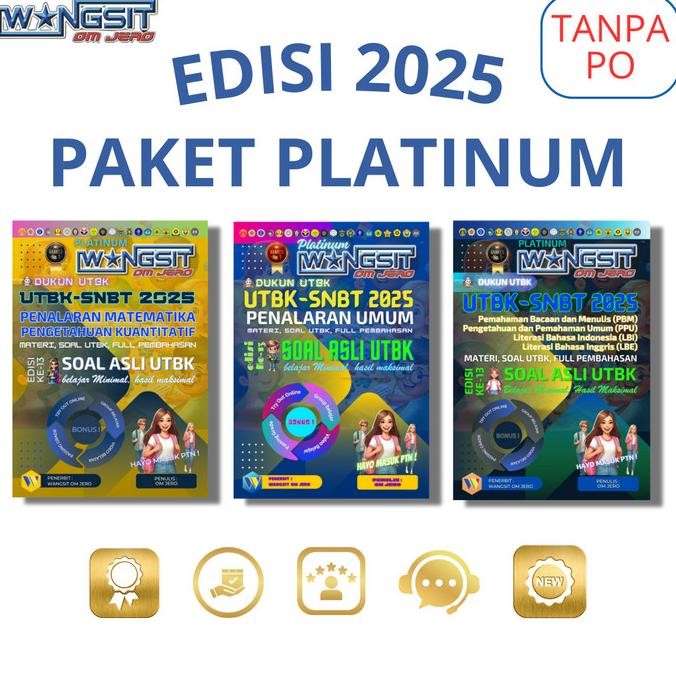 Jual || PROMO BUKU / BUKU WANGSIT OM JERO UTBK SNBT 2025 PAKET PLATINUM (PENALARAN UMUM ...