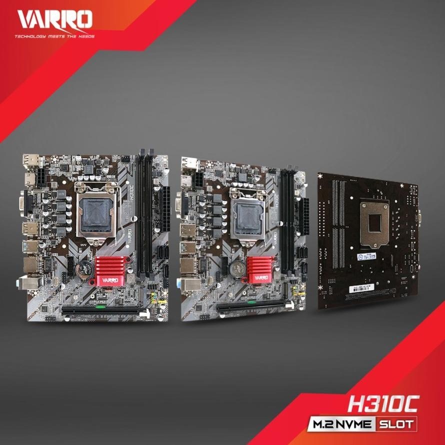 Jual MOBO VARRO H310C / MOTHERBOARD VARRO H310C M.2 NVME DDR4 LGA 1151 for INTEL GEN 6, 7, 8 & 9 ...