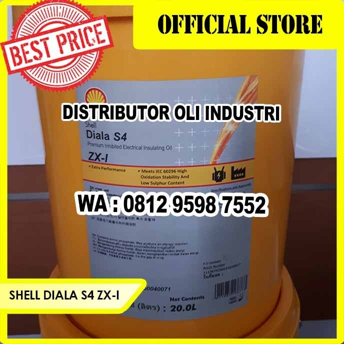 Jual Baru Shell Diala S4 Zx-I ( Oli Sintetik Trafo ) | Shopee Indonesia