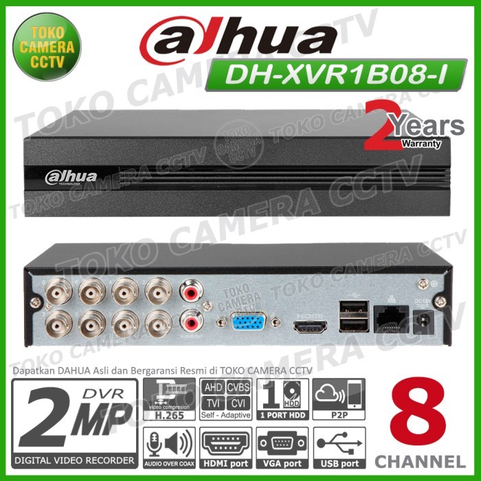 Jual HARGA DISC - DVR RECORDER CCTV DAHUA 8 CHANNEL CCTV DAHUA 8CH 2MP ...