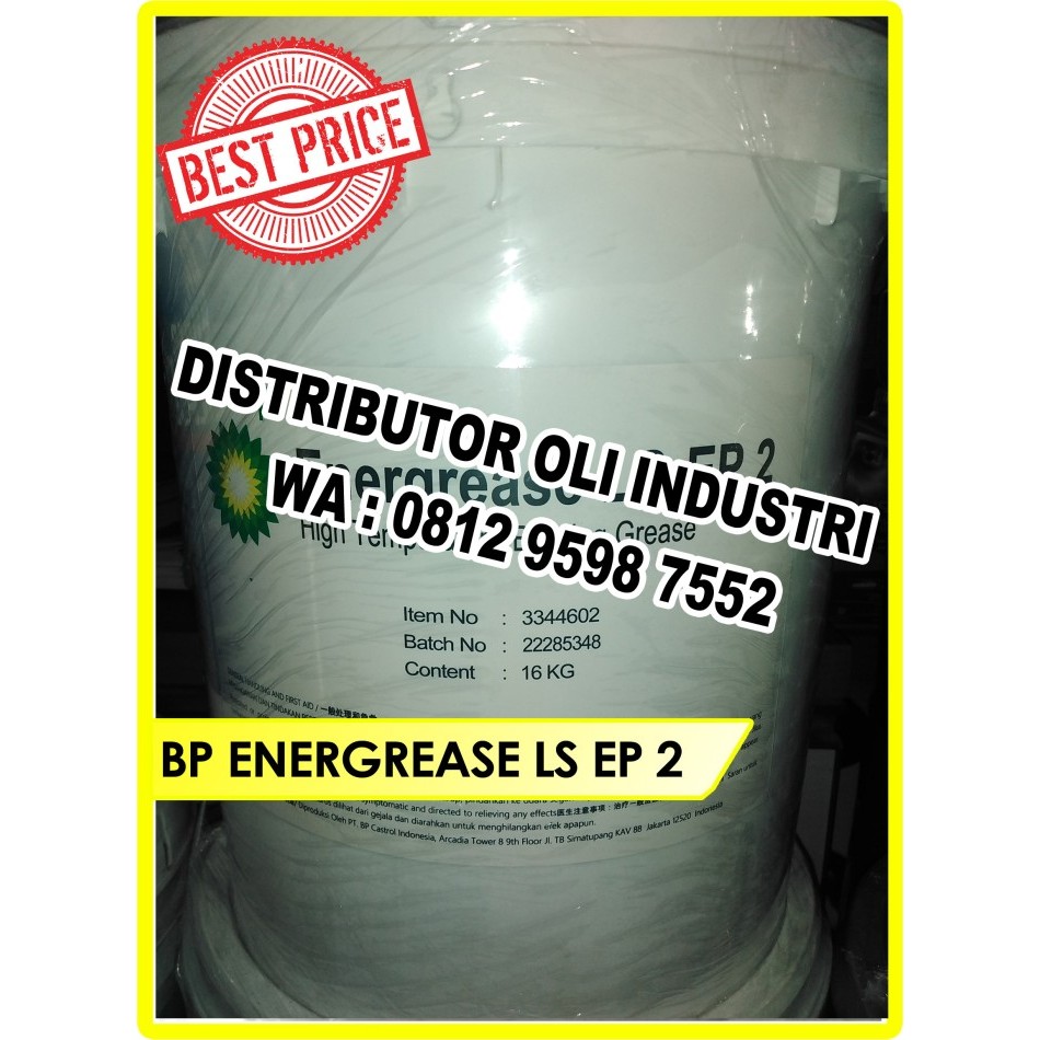 Jual Baru Bp Energrease Ls Ep 2 ( Multipurpose Ep 2 Grease ) | Shopee ...