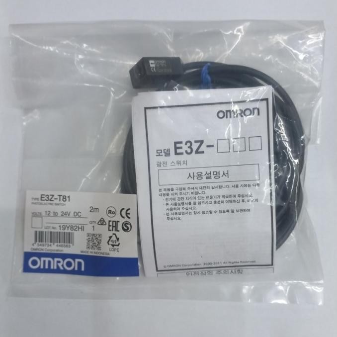 Jual PHOTO SENSOR MERK OMRON TYPE E3Z-T81 12-24VDC ORIGINAL MADE IN INDONESIA | Shopee Indonesia
