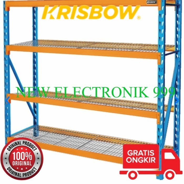 Jual KRISBOW RAK BESI 4 TINGKAT - KUNING/BIRU 10132838 | Shopee Indonesia