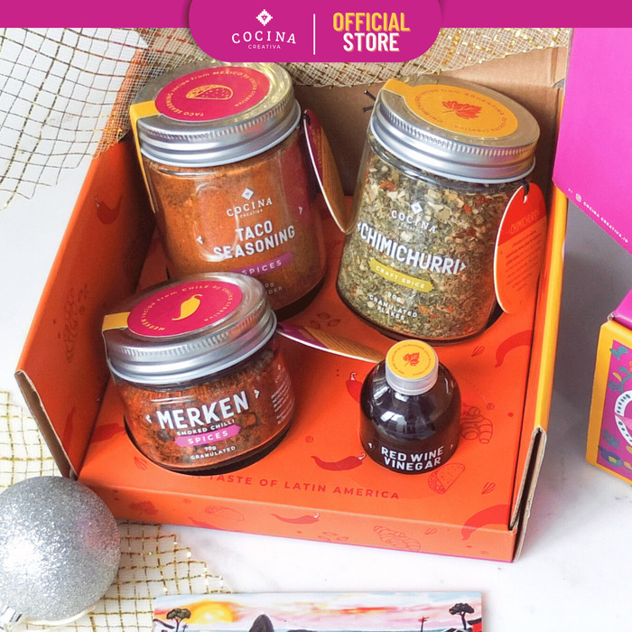 Jual COCINA CREATIVA THE FRIDA BOX - PREMIUM SPICE KIT - GIFT HAMPER ...