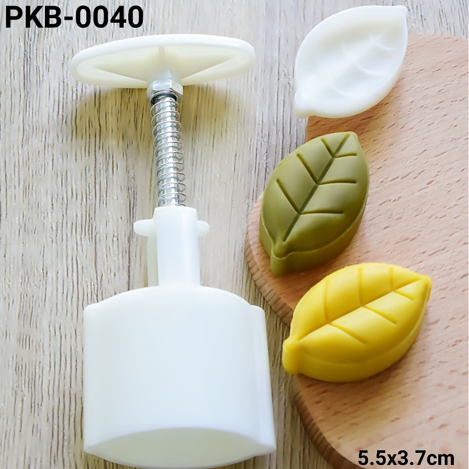 Jual PKB-0040 Cetakan nastar kue bulan pia mooncake daun mawar (Plunger ...