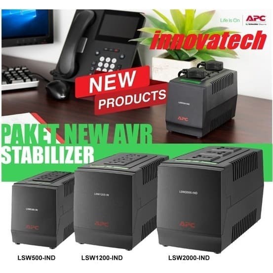 Jual APC LSW500-IND LSW500IND LSW500 STABILISER STABILIZER STAVOLT AVR ...