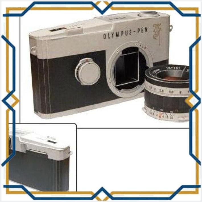Jual [dbs] diy papercraft pola camera olympus pen f-20mp ...