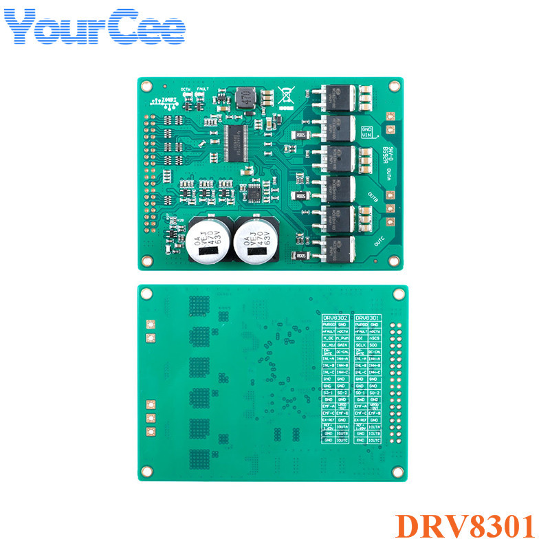 Jual JEMA High Power Motor Driver Board Module DRV8301 ST FOC Vector Control DC 5.5-45V ...