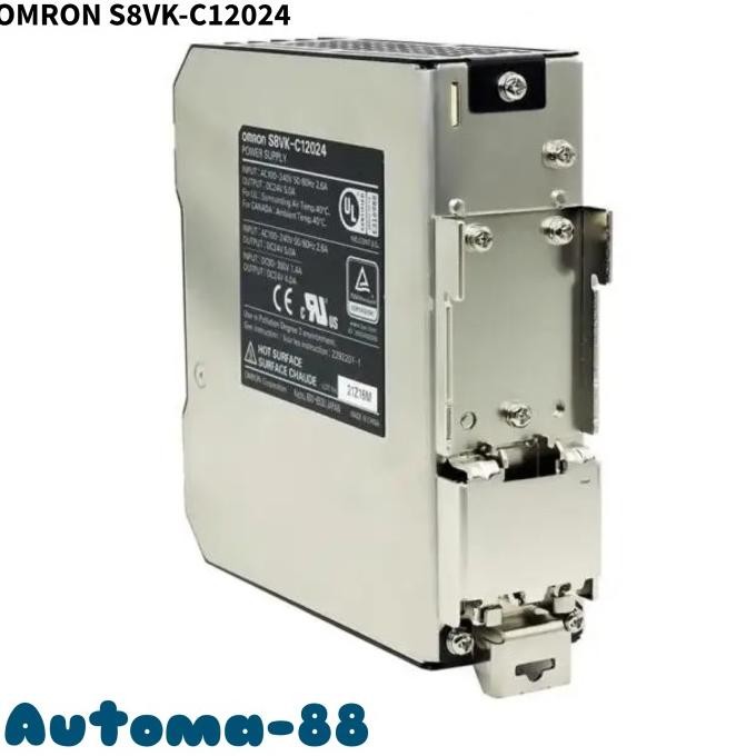 Jual OMRON S8VK-C12024 Din Rail Switching Power Supply Input AC 220V ...