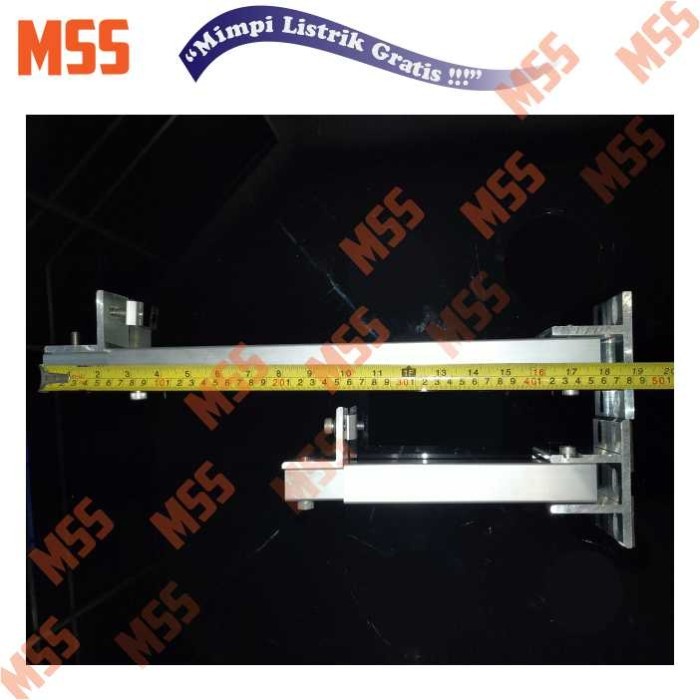 Jual Solar PV Mounting Aluminium Rear Leg deck beton, Extra long Max ...