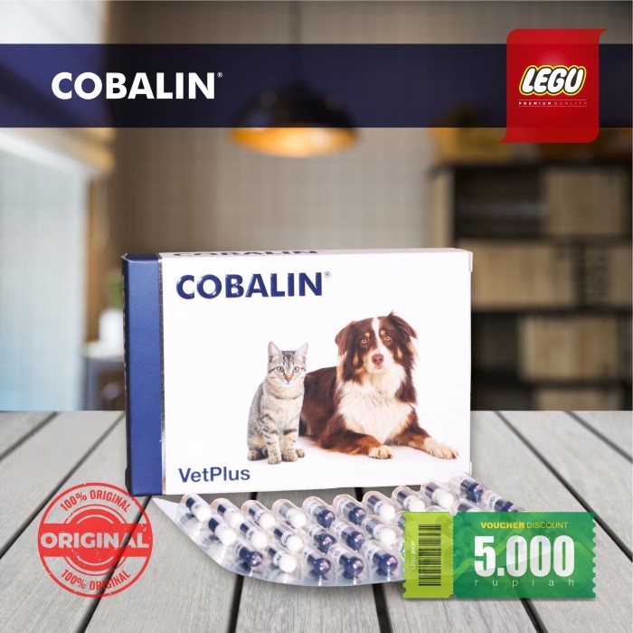 Jual VetPlus Cobalin, Vitamin B12 dan B9 Anjing dan Kucing. Per 1 ...