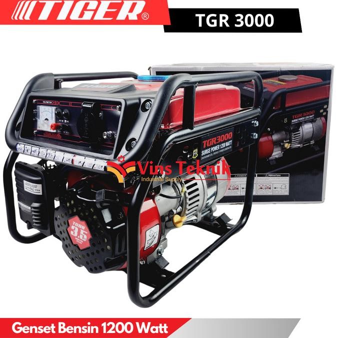 Jual Mesin Genset Bensin 1000Watt Generator Set Tgr 3000 Tiger Tgr3000 ...