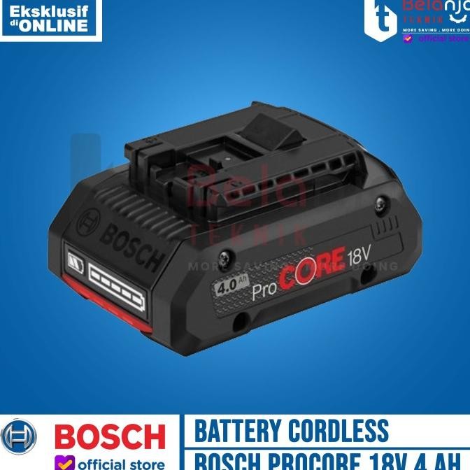 Jual Bosch Battery Cordless Procore 18V 4 Ah 18 Volt 4 Ampere Lithium ...