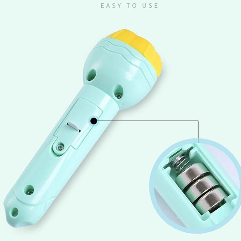 Jual Mainan Senter Proyektor Anak Flashlight Projector Baby Sleeping ...