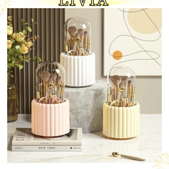 Jual Livia Ra Yimpanan Ua Maeup Putar 360 Derajat Dengan Tutup ...