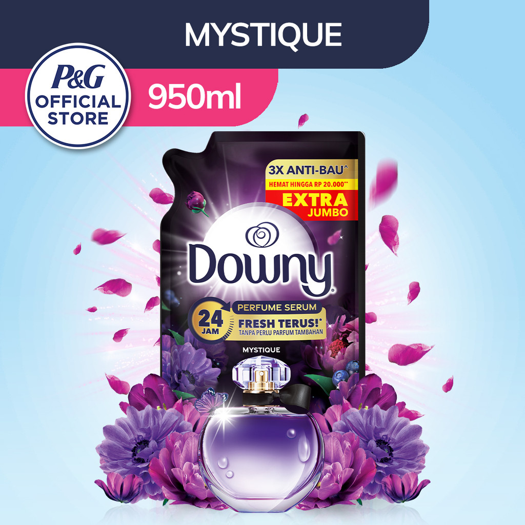 Jual Downy Pelembut dan Pewangi Pakaian Konsentrat Premium Parfum Mystique 950ml | Shopee Indonesia