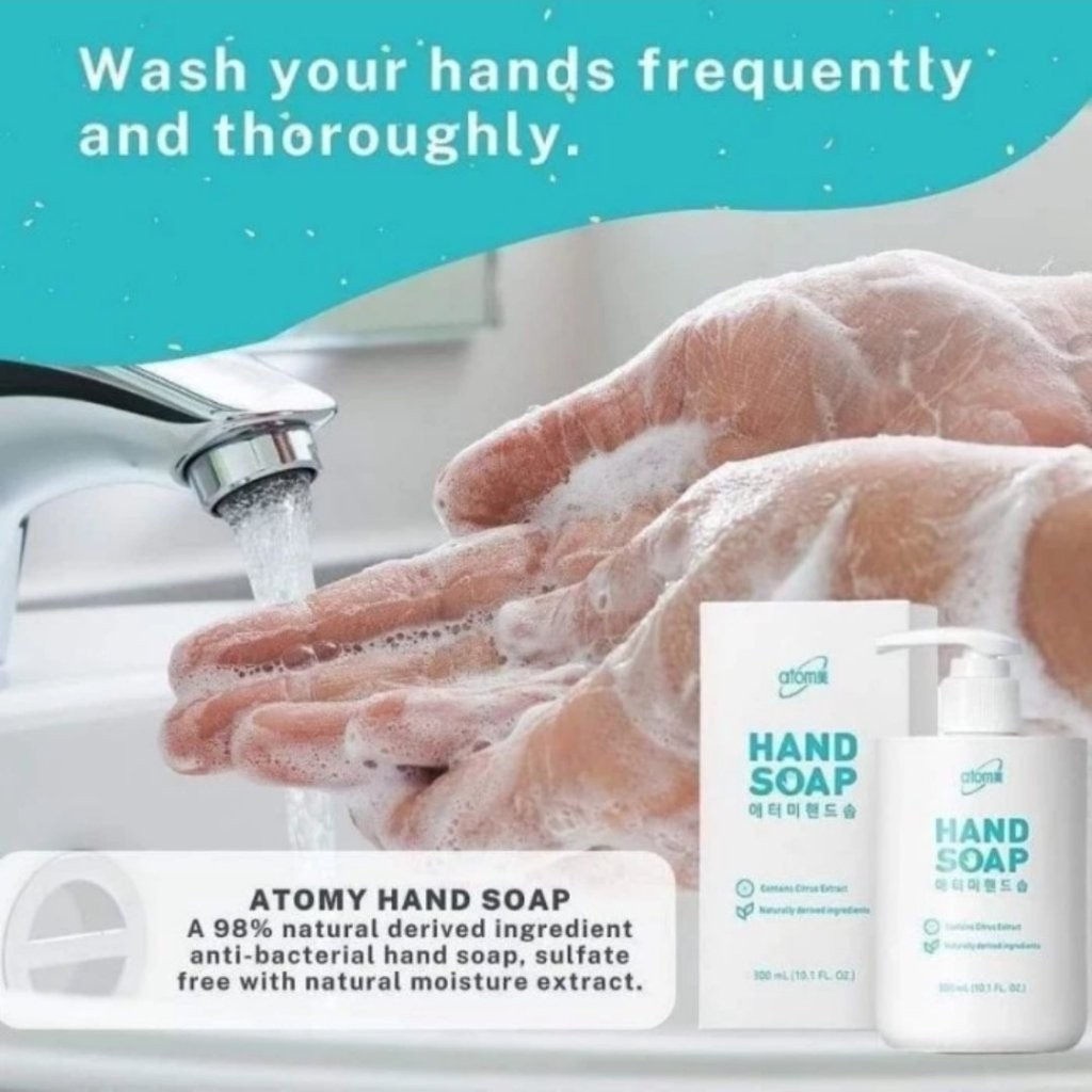 Jual Atomy Hand Shop Sabun Cuci Tangan Anti Virus Bakteri, Sehat Aman ...