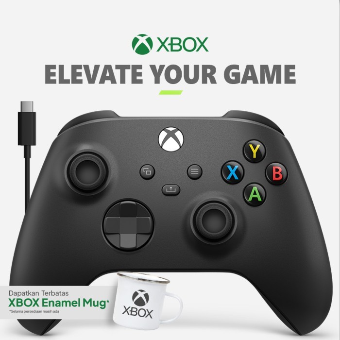 Jual Xbox Wireless Controller + USB-C Cable Unit Baru / Segel | Shopee ...