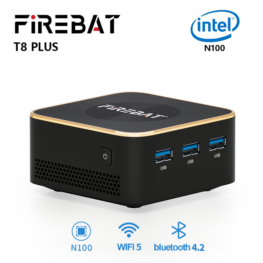 Jual TAM T8 Plus Intel N100 Black CPU Mini PC Desktop Computer 8GB 16GB ...