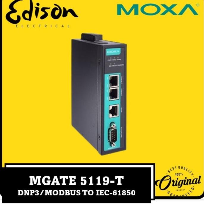 Jual Moxa Mgate 5119-T 1-Port Dnp3/Iec 101/Iec 104/Modbus-To-Iec 61850 ...
