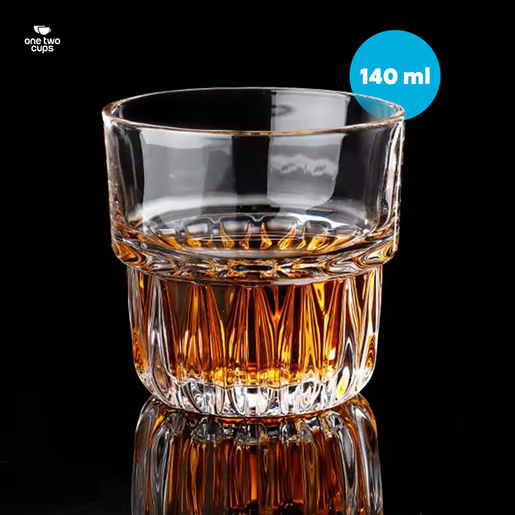 Jual One Two Cups Gelas Kaca Aesthetic Kopi Teh Old Fashioned Glass | Shopee Indonesia