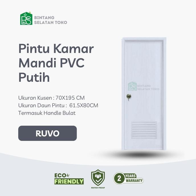 Jual Sale! Pintu PVC KAMAR MANDI / WC merk DAIMARU WARNA PUTIH | Shopee ...