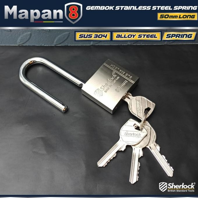 Jual SHERLOCK GEMBOK SPRING (PER) 50 MM PANJANG - STAINLESS 304 ANTI ...