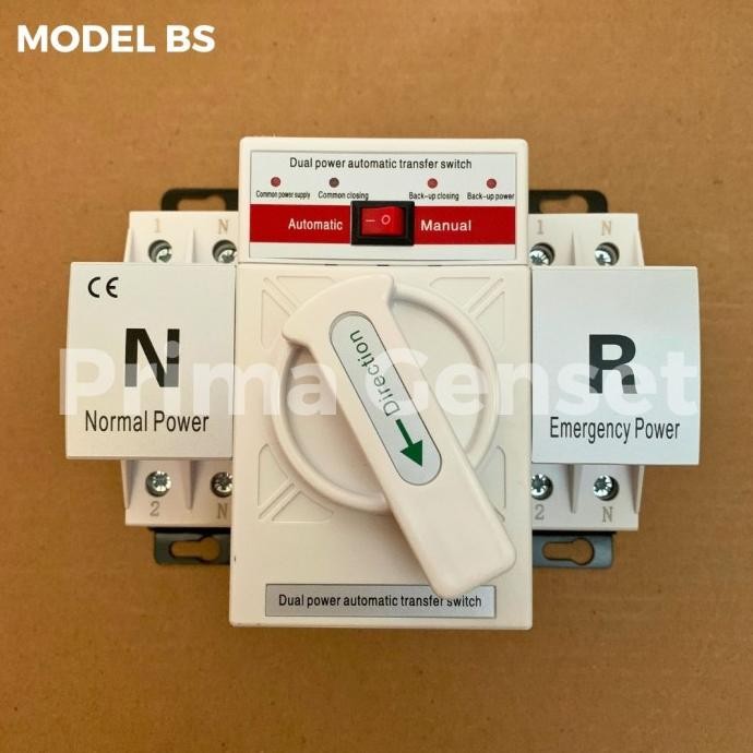 Jual ATS Automatic Transfer Switch 63A 220VAC 2P 2 Pole Otomatis Genset TEG | Shopee Indonesia