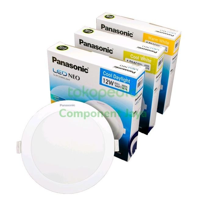 Jual Lampu - Lampu Downlight Led Panel Panasonic Neo Slim 12W 12 Watt Nnp74578031 | Shopee Indonesia