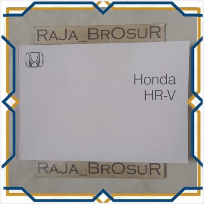 Jual [RJB] BUKU PEDOMAN PEMILIK HONDA HRV HR V RU1 RU5 FACELIFT 2018 ...
