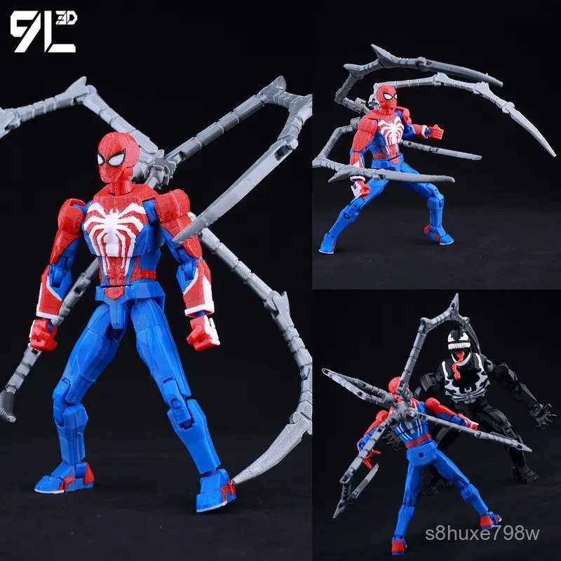 Jual 9L 3D Printed Spider-Man Generation with Spider Claws Lucky Dummy ...