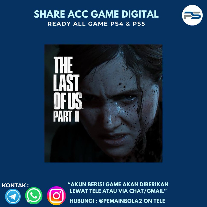 Jual The Last of Us Part II, Tlou 2 PS4 & PS5 - Game Digital | Shopee ...