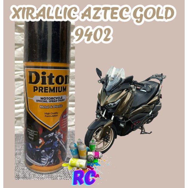Jual Sale Cat Semprot Diton Premium (***9402) Xirallic Aztec Gold ...