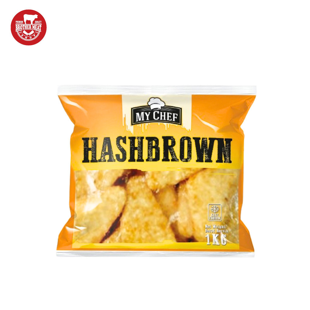 Jual MY CHEF Hashbrown French Fries 1kg, Kentang Goreng Frozen - Brothermeatshop | Shopee Indonesia