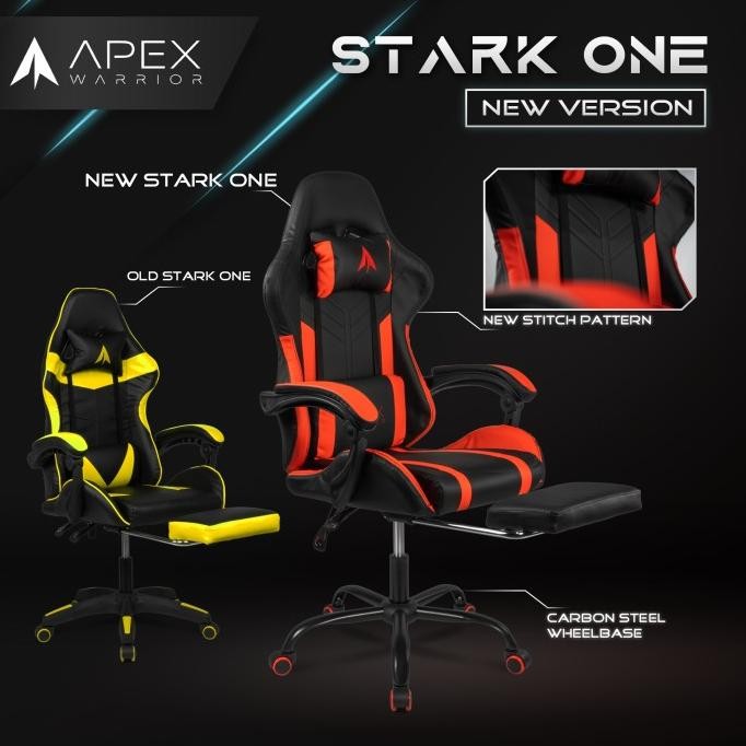 Jual Apex Warrior Stark One Premium Gaming Chair Kursi Gaming W ...