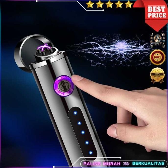 Jual Firetric Korek Api Elektrik Double Plasma Arc USB Recharge - JL113 TER | Shopee Indonesia