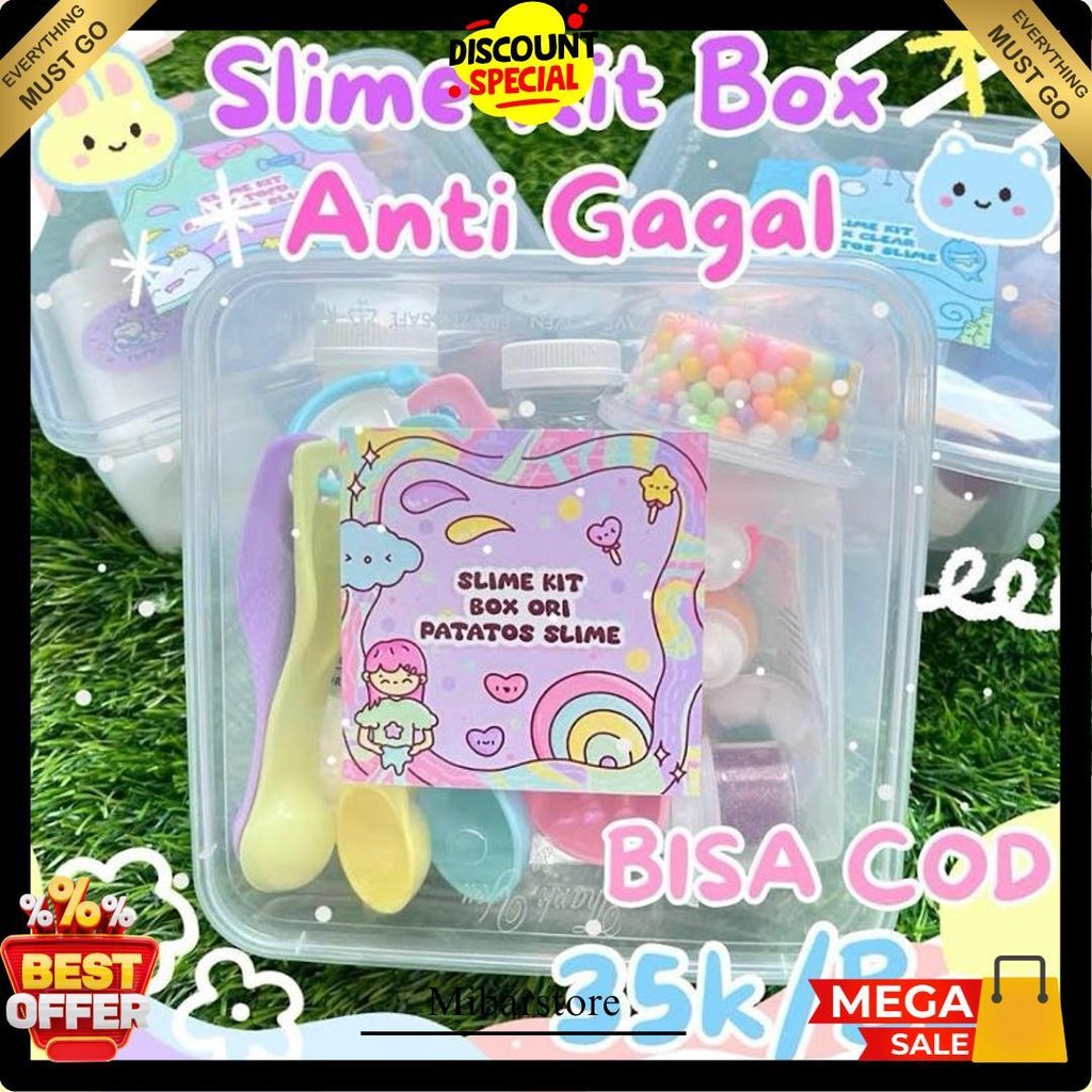Jual Slime Kit Potatos Anti Gagal | Ter Bestseller Versi Terbaru Lebih Lengkap Gratis Ongkir ...