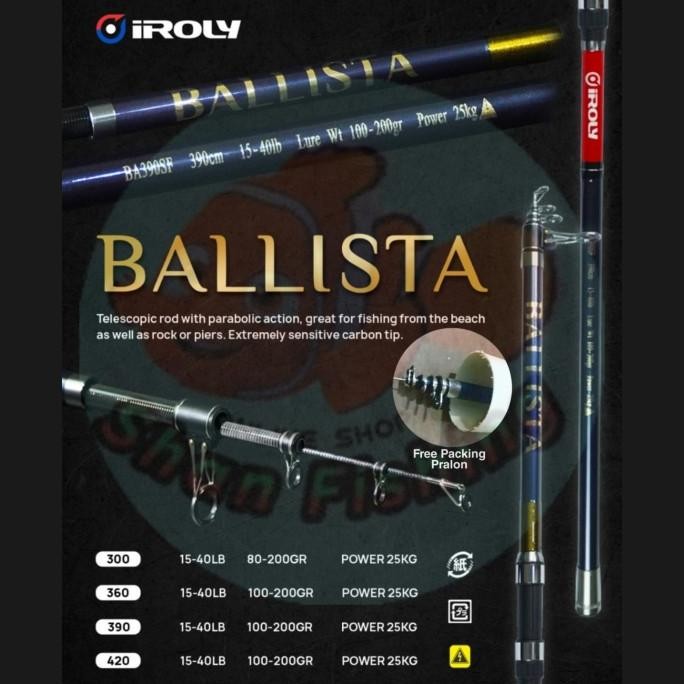 Jual Joran Antena Surf Casting Iroly Ballista (Free Packing Pipa Pvc ...
