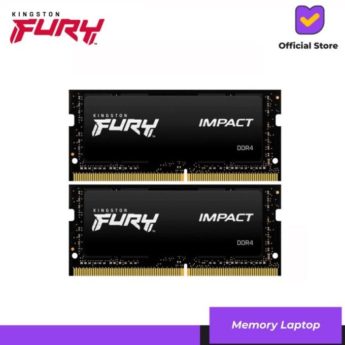 Jual Kingston Fury Impact Ddr4 64Gb (2X32Gb) 3200 Sodimm Kf432S20Ib/32 X2 | Shopee Indonesia