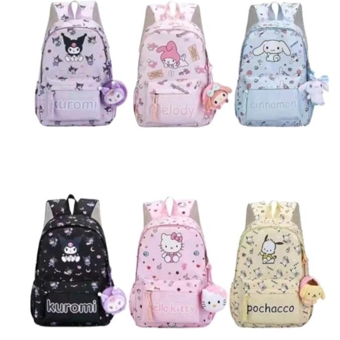 Jual Sale!! Tas Ransel Anak Sanrio Cinnamoroll Backpack Tas Sekolah Tk Sd Paud Tas Punggung ...