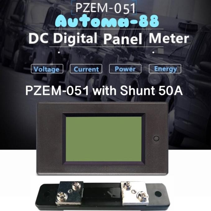 Jual Pzem-051 Kwh Volt Ampere Meter Dc 6.5V-100V With Shunt Resistor ...