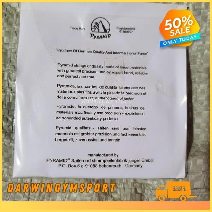 Jual SENAR GITAR AKUSTIK PYRAMID ONE SET 6 SENAR LENGKAP BEST PRODUK ...