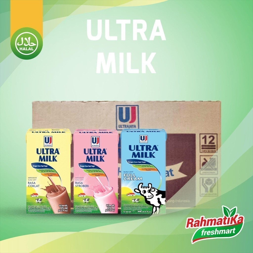Jual Ultra Milk Susu UHT 1 Dus (Isi 40 x 125ml) | Shopee Indonesia